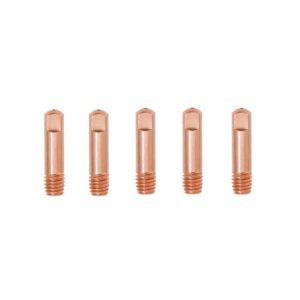 21PCS Gasless Flux Nozzle Tip for TITANIUM Easy-Flux 125 Amp Welder 56355 56359,030/0.8 mm Tip, Torch Welding Accessories MIG Welder Nozzle Contact Tips