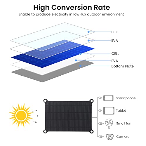 SUNYIMA 1Pcs 6V 7W Mini Solar Panels 270mm x 185mm for Solar Power Mini Solar Cells DIY Electric Toy Materials Photovoltaic Cells Solar DIY System Kits