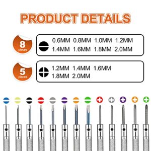 39 Pieces Of Watch Screwdriver Set - Jewelers Screwdriver Set - With 26 Extra Pieces Of Screwdriver Bits - Ideal Tools For Watchmakers, Eyeglass, Electronics, Jewelry, Watches, Eyeglasses, Sunglasses