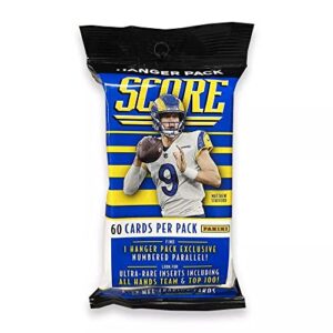 2022 score football trading cards hanger pack (60 cards)