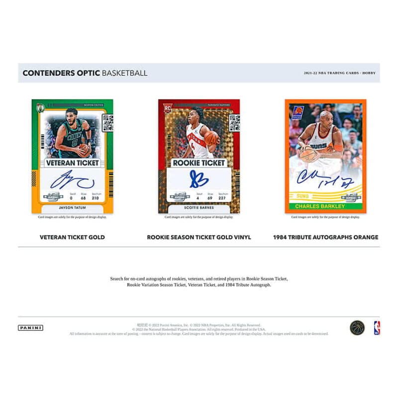 2021-22 Panini Contenders Optic Basketball Hobby Box