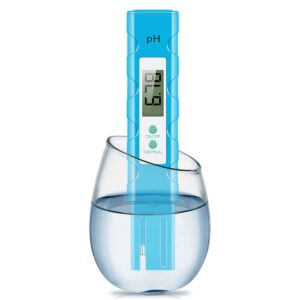 ph meter digital ph tester 0.01 high accuracy ph meter for water, 0-14.0 ph measurement range, ph meter with atc for drinking water, food, brewing, pool and aquarium