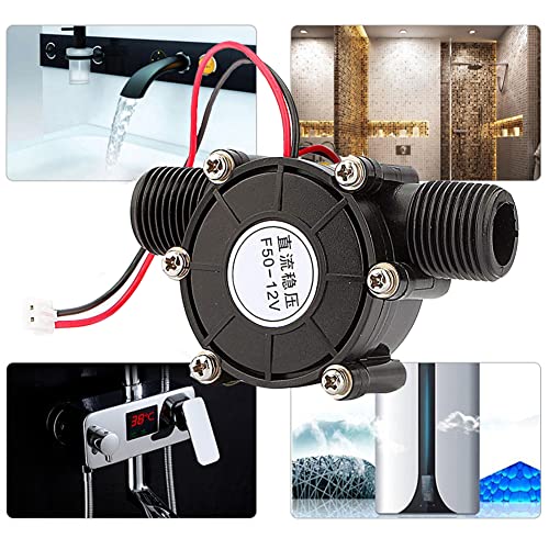 Watris Veiyi Micro HydroTurbine, Water Turbine Generator, DC 12V Hydro Power Generator, 10W Hydroelectric Charging Tool, Water Flows Generator