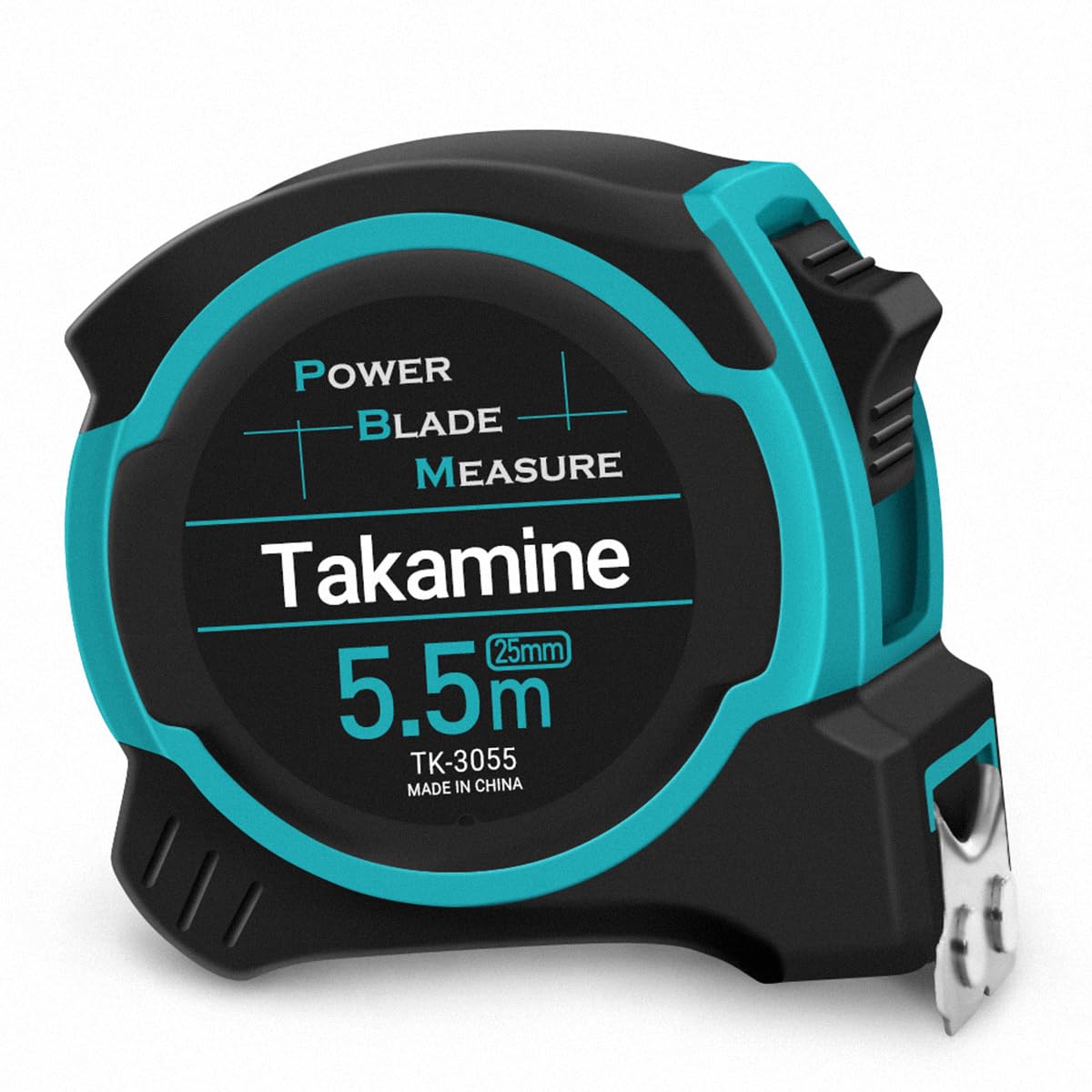 Takamine Professional Tape Measure with Magnetic Hook, Self-Lock,5.5m Power Blade Measure,Retractable Measuring Tape,Easy to Read for Craftman,Engineers