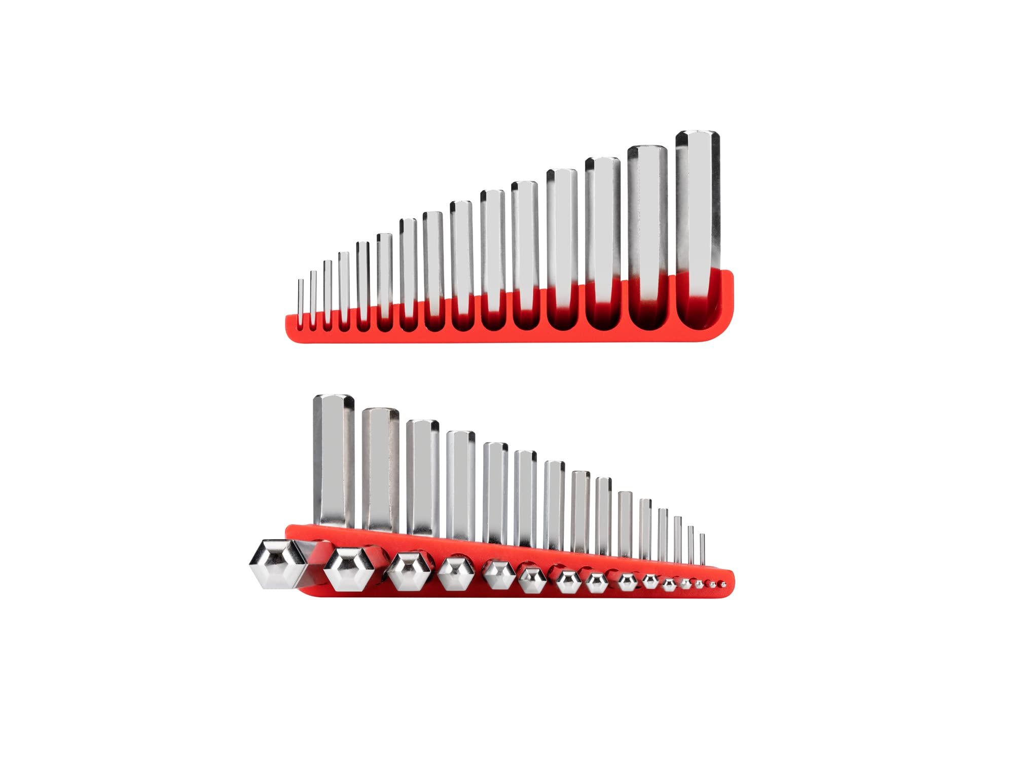 TEKTON Ball End Hex Key Set, 15-Piece (1.3-10 mm) with Holder | KLX91201