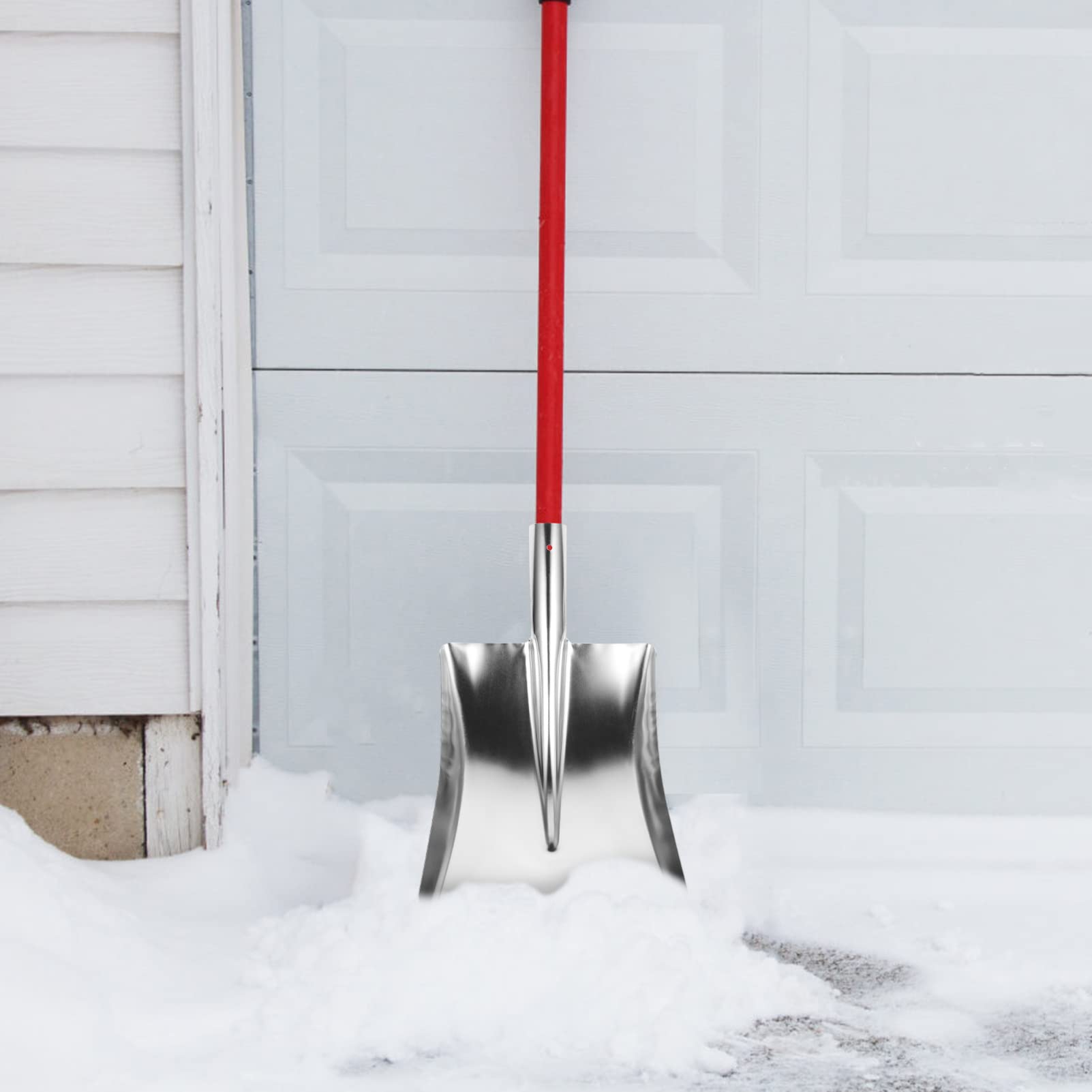 Yardwe Stainless Steel Snow Shovel Barbecue Tool Thicken Child