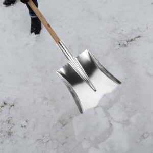 Yardwe Stainless Steel Snow Shovel Barbecue Tool Thicken Child