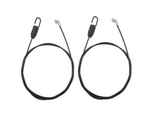 jfyo 946-04230b replaces auger clutch drive cable 946-04230a 946-04230 746-04230b fits mtd craftsman troy-bilt cub cadet snowblower ​(2 pack)