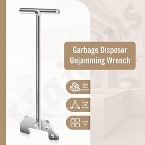 Garbage Disposer Unjamming Wrench Compatible With M-oen Garbage Disposals, Garbage Disposal Wrench/Garbage Disposal Unjamming Wrench for Dislodge Jams or Clutter From Above The Sink, Unjamming Wrench