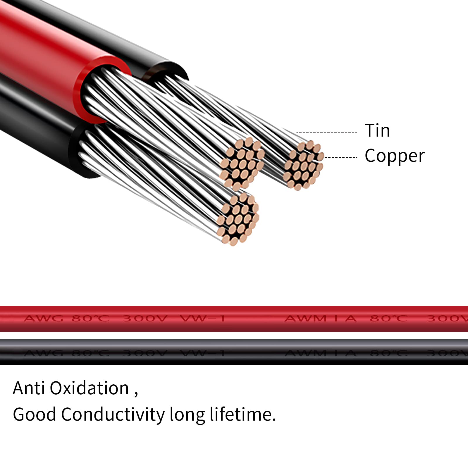 ZkeeShop Solar Charge Cable Solar Connector to XT60i Adapter Connector Connecting Solar Panel XT60i-F Extension Cable 12AWG Cable Compatible for Solar Generator Power Station 150CM(5FT)