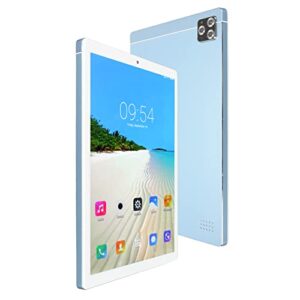 10.1Inch 1080x1920 HD Tablet, MT6592 10 Cores CPU, Front 800w Rear 1300w Cameras, 2.4G 5G WiFi, Capacitive Screen 5 Point Touch, Bluetooth 5.0, 8000mah Rechargeable, 3G Calling Tablet(Blue)