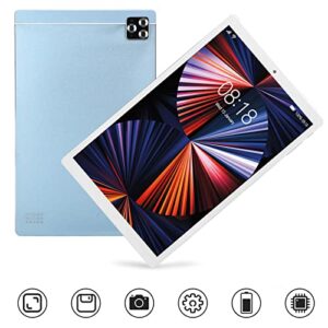 10.1Inch 1080x1920 HD Tablet, MT6592 10 Cores CPU, Front 800w Rear 1300w Cameras, 2.4G 5G WiFi, Capacitive Screen 5 Point Touch, Bluetooth 5.0, 8000mah Rechargeable, 3G Calling Tablet(Blue)