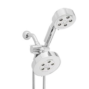 neo anystream vsr-233010 6-spray polished chrome dual shower head 2.5-gpm (9.5 lpm)