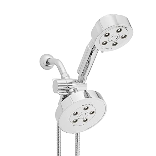 Neo Anystream VSR-233010 6-Spray Polished Chrome Dual Shower Head 2.5-GPM (9.5 LPM)