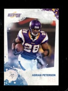 2010 score #159 adrian peterson nmmt vikings