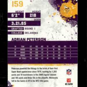 2010 SCORE #159 ADRIAN PETERSON NMMT VIKINGS