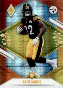 football nfl 2021 panini phoenix fire burst #111 najee harris rc steelers