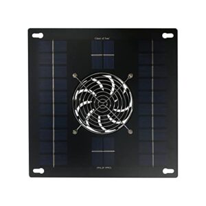 amikadom #11hha1 solar panel fans 5w solar panel powered fan waterproof outdoor solar exhaust ventilation fan for greenhouse hicken co