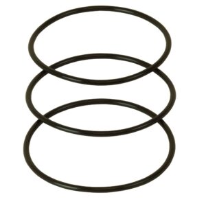 APEC Water Systems FILTER-SET-ES High Capacity Replacement Pre-Filter Set & SET 3 Pcs 3.5" O.D. Replacement O-Ring For Reverse Osmosis Water Filter Housings, 3 Count (Pack of 1), Black