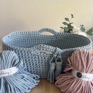 Crochet Baby Moses Bassinet