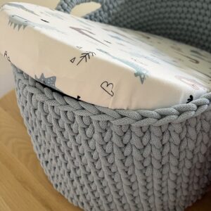 Crochet Baby Moses Bassinet