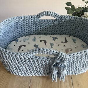 Crochet Baby Moses Bassinet