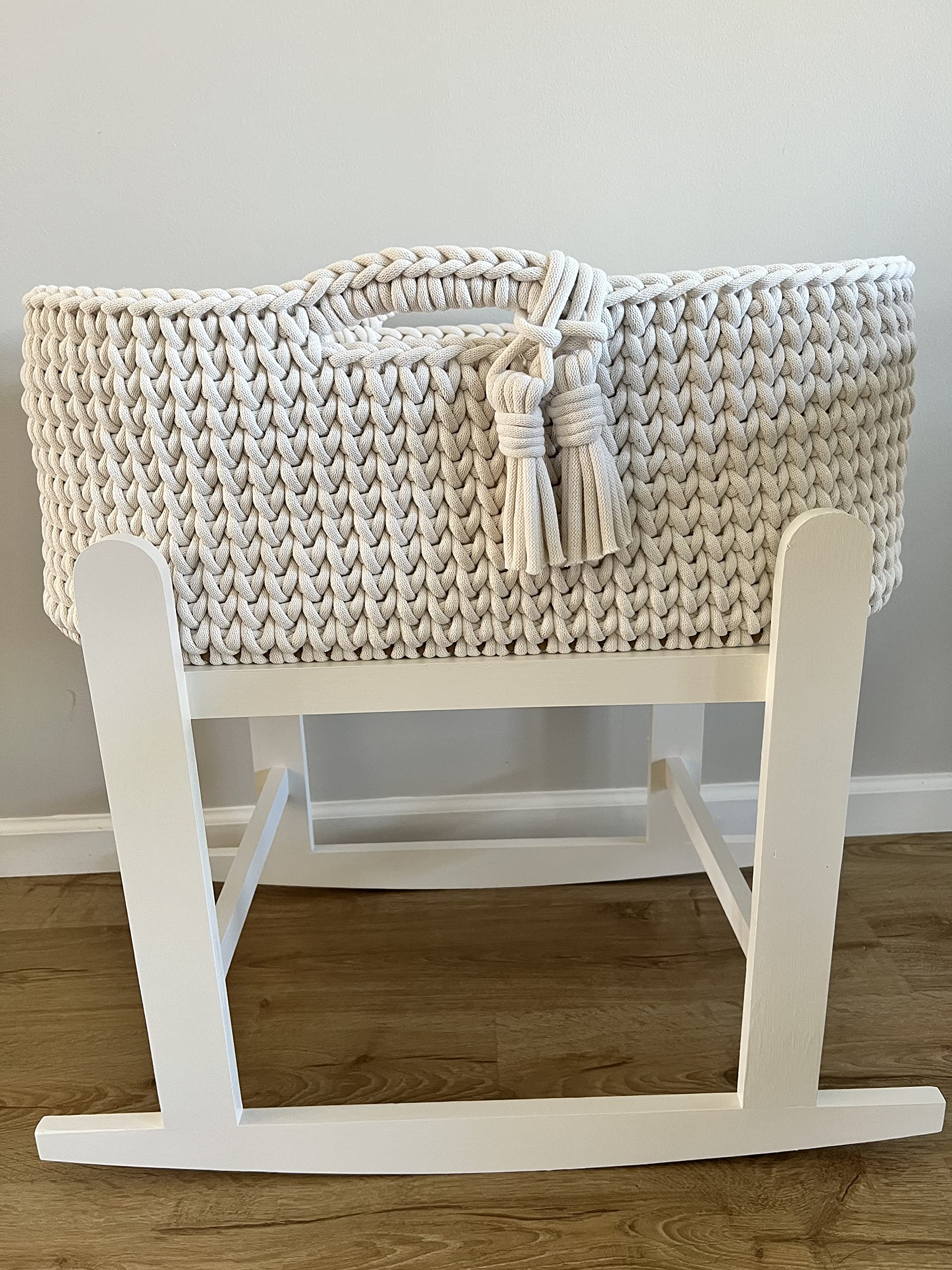 Crochet Baby Moses Bassinet