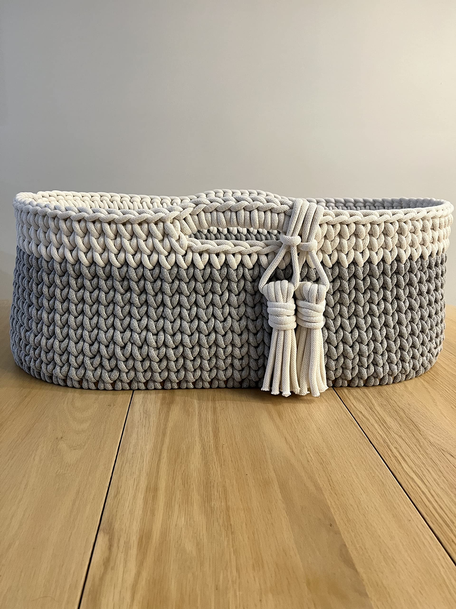 Crochet Baby Moses Bassinet