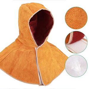 Welding hood flame retardant welding cap belt neck shoulder cape protective mask welding grinding cutting smelting