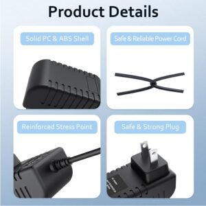 HISPD 6V - 6.5V AC/DC Adapter Compatible with Siemens Gigaset S440, S445, S450 S455 S450IP, S455IP,S680, S685 S680IP,S685IP,S645, S670, S675,S790 DECT 6.0 Cordless Phone Base Unit 6VDC - 6.5VDC