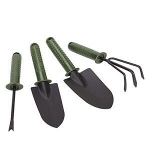 garden shovel set kit mini tools small gardening tools, 4pcs home indoor flower bonsai(four-piece set)