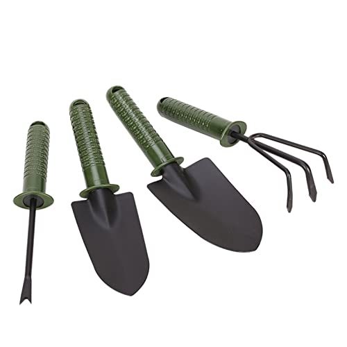 Garden Shovel Set Kit Mini Tools Small Gardening Tools, 4pcs Home Indoor Flower Bonsai(Four-Piece Set)