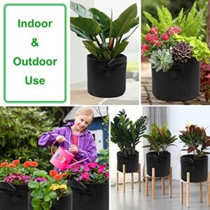 Lily Plant Pots for Pond, 6Pack Aquatic Pond Planter for Pond, Durable Breathe Reusable Fabric Plant Pots for Aquatic Plants, Potato, Carrot, Onion, Flower