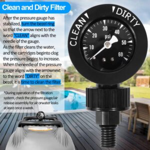 R0357200 Air Gauge Release Valve Assembly Replacement for Zodiac Jandy Pool and Spa Filters Compatible with CV & CL, DEV & DEL, JS Series