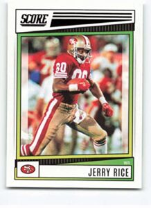 2022 score #170 jerry rice nm-mt san francisco 49ers football