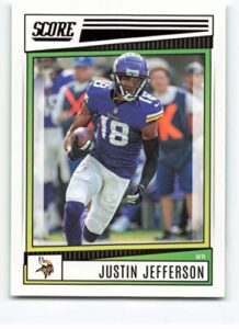 2022 score #103 justin jefferson nm-mt minnesota vikings football