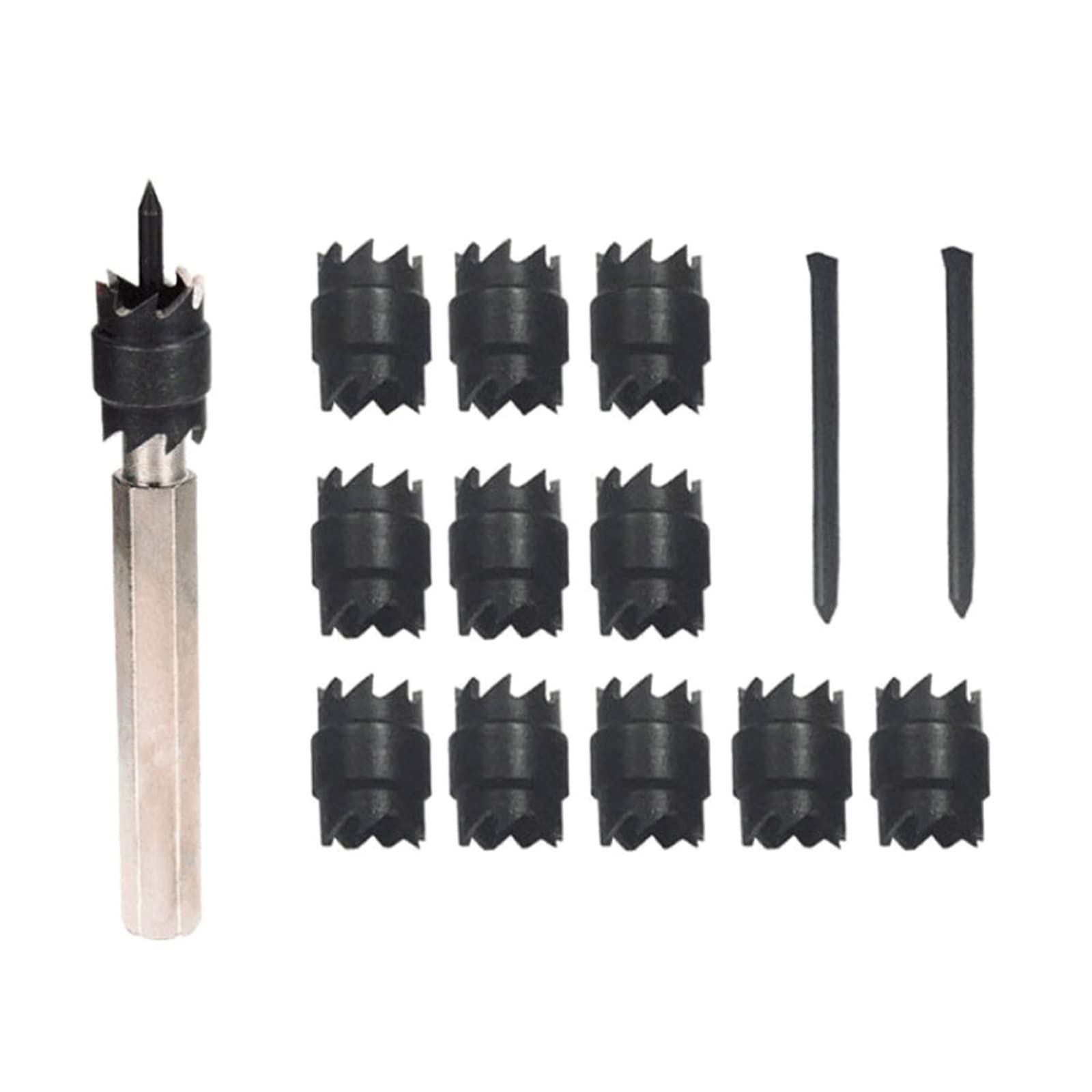 14 Pack Spot Weld Cutter Set 3/8" Spot Weld Double Sided Cutter Sets, Spot Drill Bit Welder Cut Tool Kit