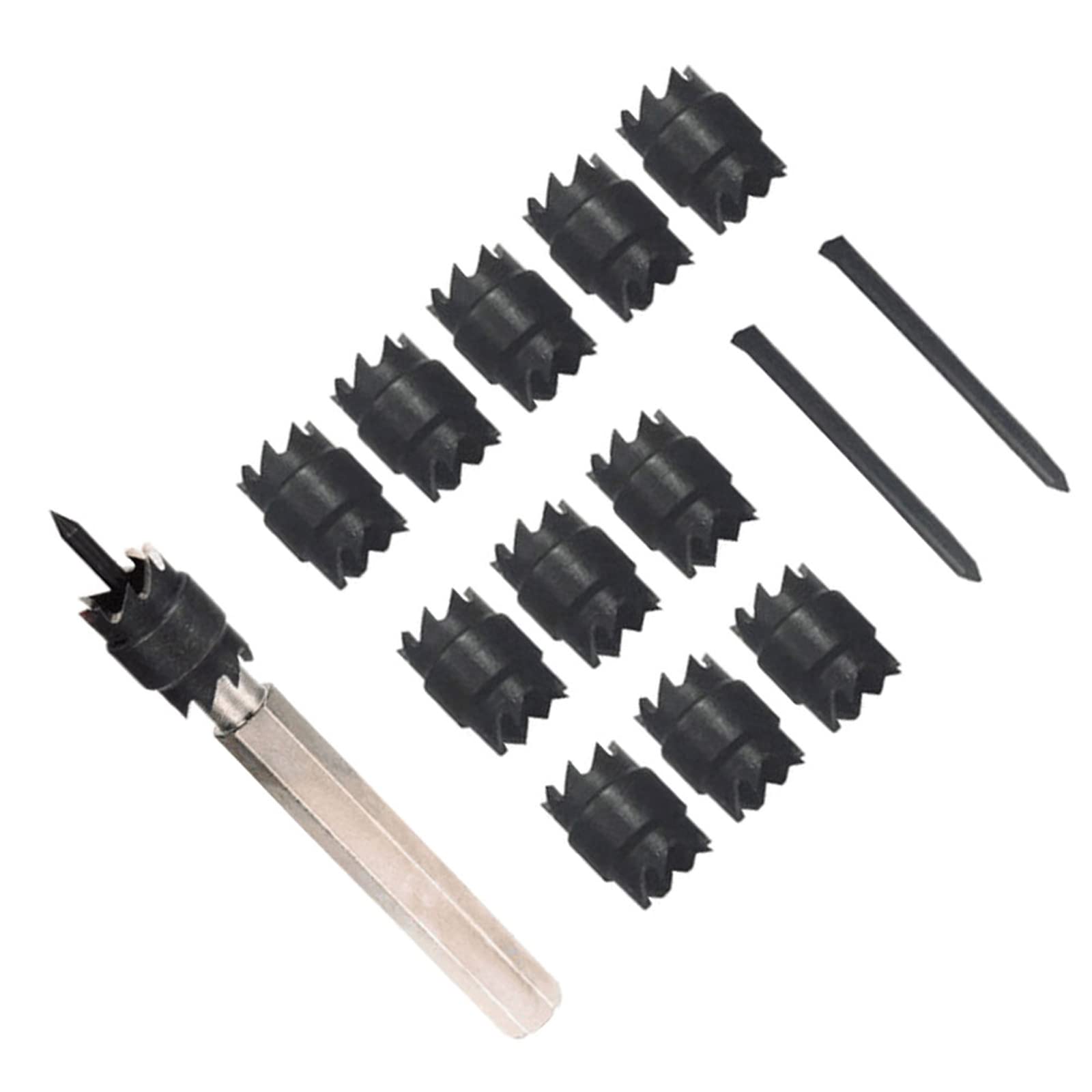 14 Pack Spot Weld Cutter Set 3/8" Spot Weld Double Sided Cutter Sets, Spot Drill Bit Welder Cut Tool Kit