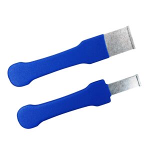 carbide scraper, super scraper removes residue from steel, aluminum, and more (small & large-2pcs)