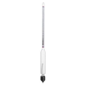 SGerste 0-100° Hydrometer Home Alcohol Meter for Whiskey Vodka Wine Spirits Density Tester