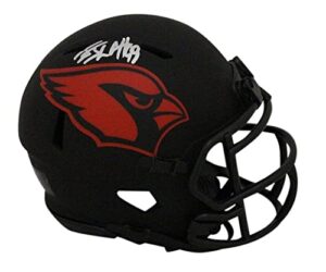 jj watt autographed/signed arizona cardinals eclipse mini helmet jsa 35072 - autographed nfl mini helmets