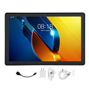 5G WiFi Tablet, Dual SIM HD Tablet 100240V 10 Inch IPS 6GB 128GB 20MP Camera for Game (US Plug)