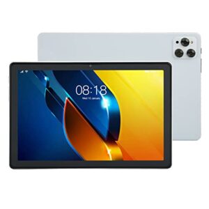 5G WiFi Tablet, Dual SIM HD Tablet 100240V 10 Inch IPS 6GB 128GB 20MP Camera for Game (US Plug)