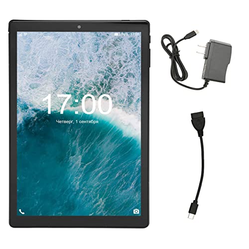 10 Inch Tablet Android 11, IPS HD Touch Screen 3GB RAM 64GB ROM Tablet PC, Octa Core Processor, 3G and 5G WIFI GPS Bluetooth Computer Tablet, 128GB Expand, Dual SIM, 6000mAh Battery, USB C Charge(US)