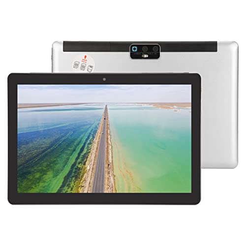 10.1in Tablet, RAM 4GB Dual Standby Gaming Tablet for Travel for Office for Home (US Plug)