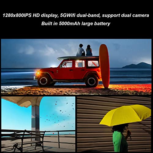 Childrens Tablet, 2GB 32GB 5GWIFI Dual Band Kids Tablet Dual Speakers 100240V for Boys Girls (US Plug)