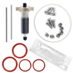 grongu hot-tub spa pump replacement parts for coleman lay-z-spa saluspa pump repair kit w/impeller & shafts #p4071, 58113…