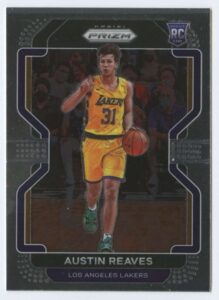 2021-22 panini prizm #165 austin reaves los angeles lakers nba basketball base trading card