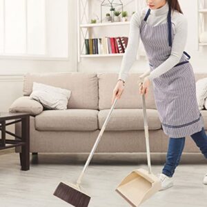 Yardwe 2 Sets Use Office Room B Lobby Broom Stand Upright Garage Scoop Floor Hand Up Cleaning Dustpan Device Multi-Functional Dustpans Kit for Pan Standing Combo Sweeping Supplies