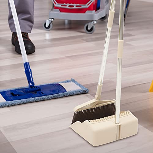 Yardwe 2 Sets Use Office Room B Lobby Broom Stand Upright Garage Scoop Floor Hand Up Cleaning Dustpan Device Multi-Functional Dustpans Kit for Pan Standing Combo Sweeping Supplies